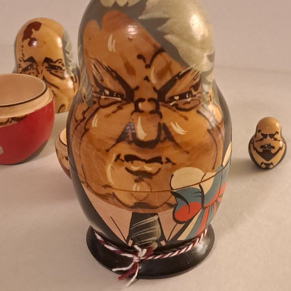 Accents | Vintage Russian Presidents Soviet Leaders Matryoshka Nesting ...
